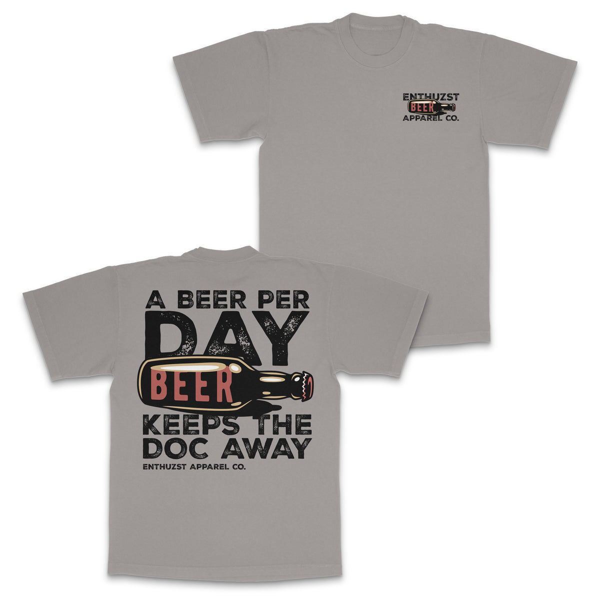 BEER A DAY TEE – Enthuzst