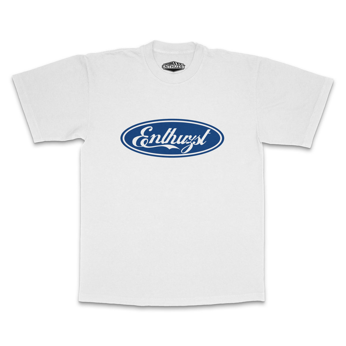 BLUE BADGE TEE – Enthuzst