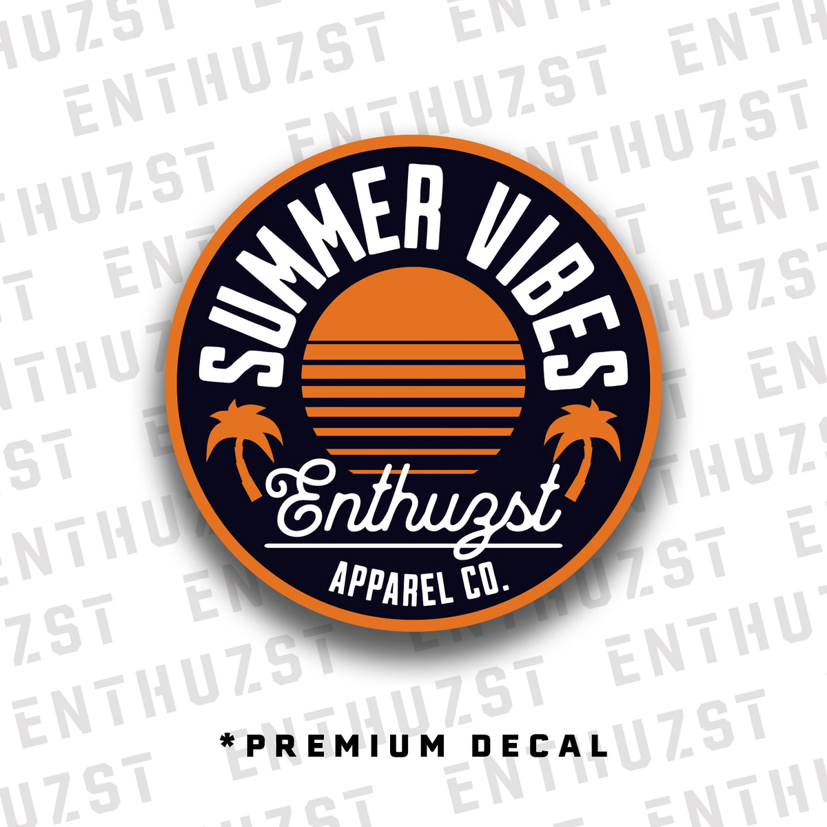SUMMER VIBES DECAL – Enthuzst